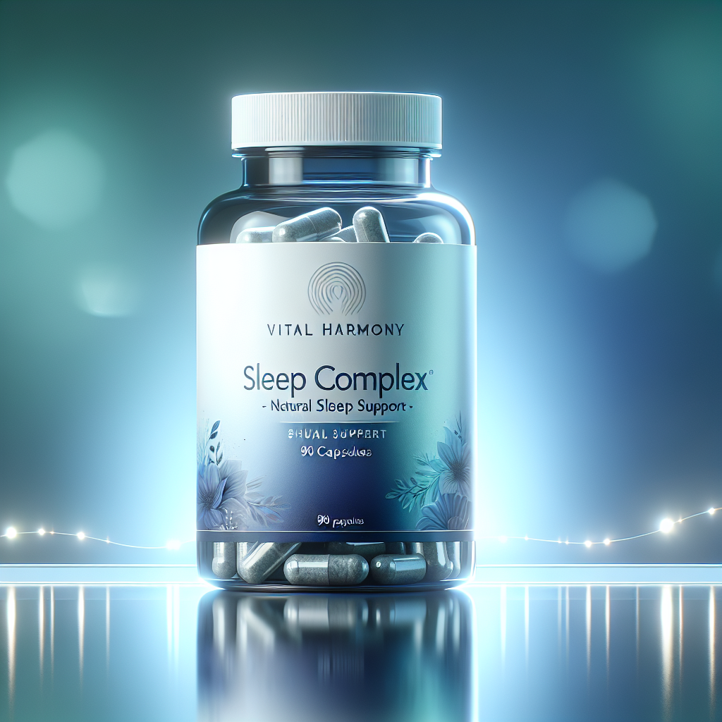 VitalHarmony Sleep Complex – Natural Sleep Support (90 Capsules) for D