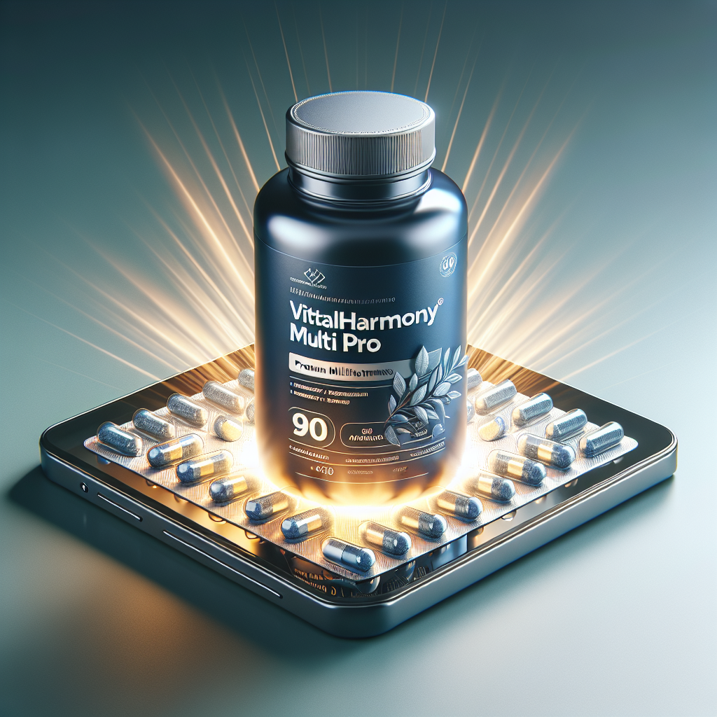 VitalHarmony Multi Pro – Premium Multivitamins 90 Capsules for Energy,